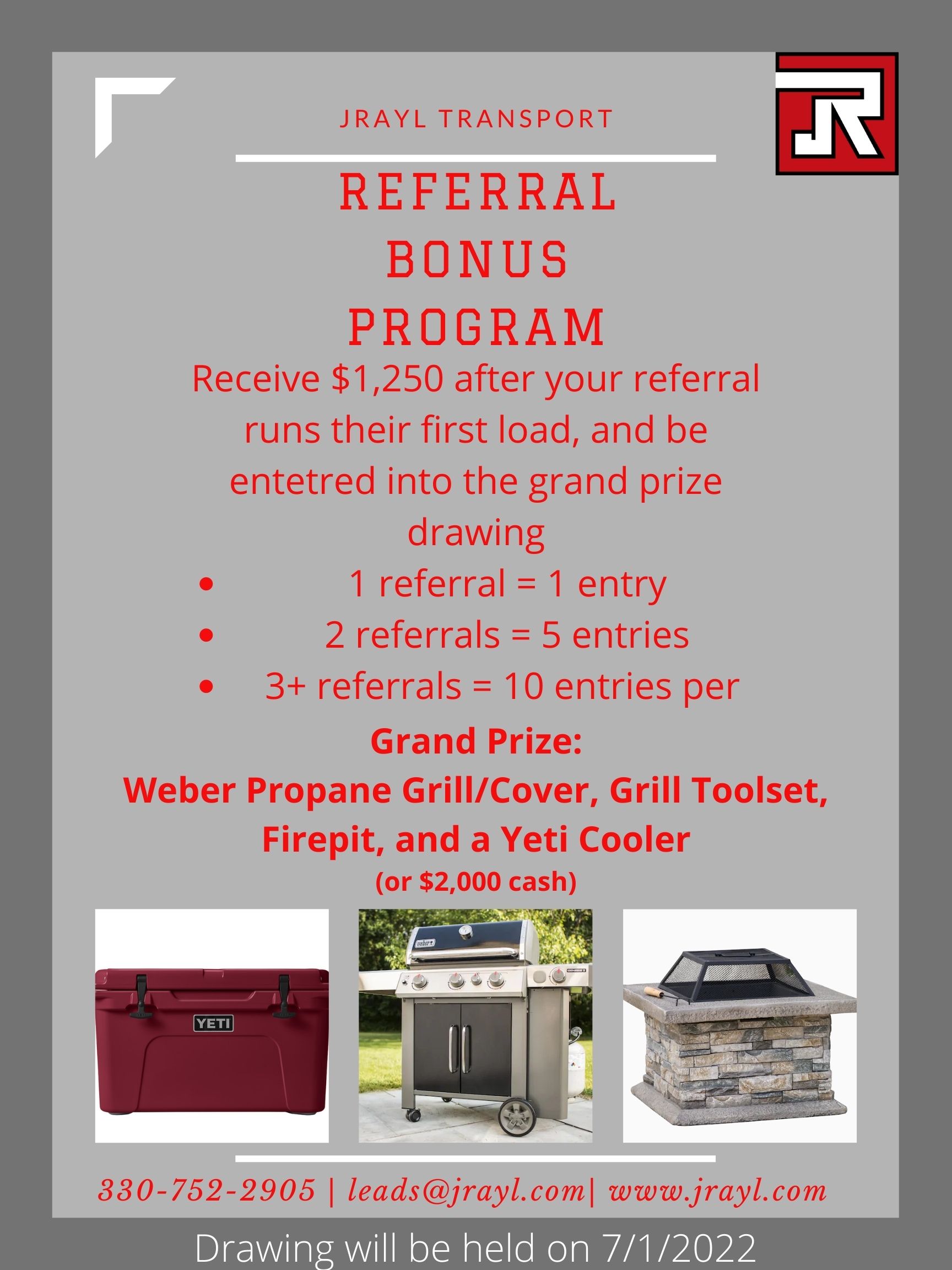 Referral Program | Quality Freight Services and Truck Driving Jobs